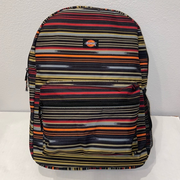 Dickies | Bags | Dickies Freshman Multistriped Full Size Backpack With ...